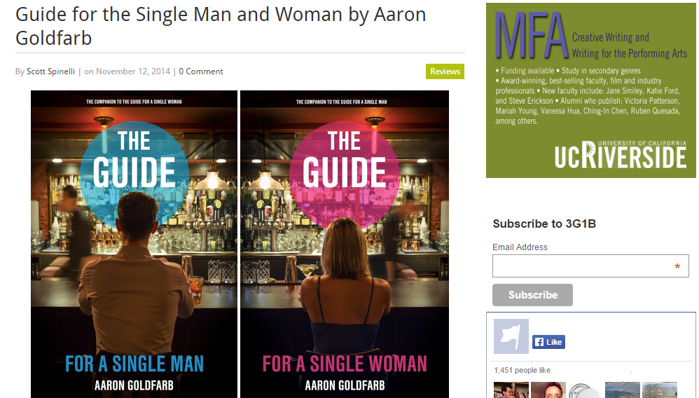 Two Reviews, Three Books (on Three Books One Guy) – scott spinelli